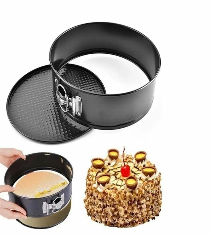 Форма для выпечки, запекания и десертов разъемные Shape Cake 3шт размер 18, 20, 22 см