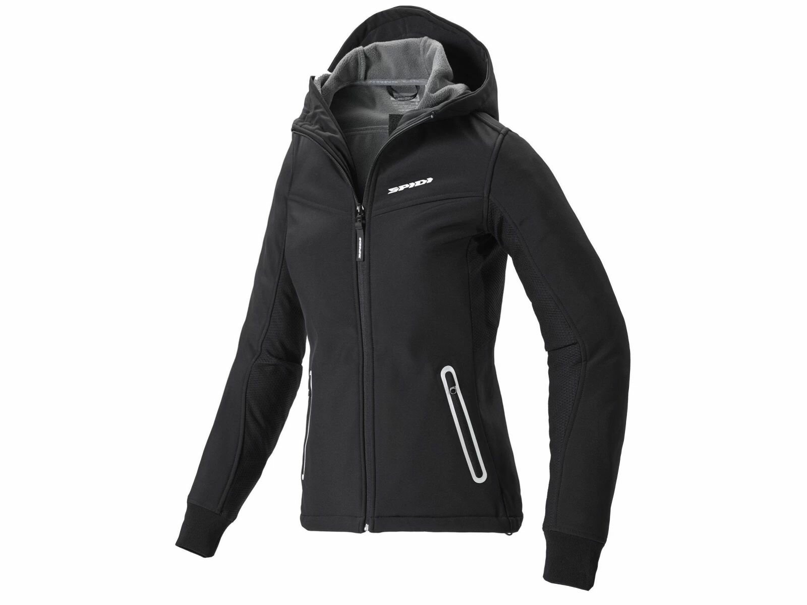 Мотокуртка SPIDI HOODIE ARMOR LADY Black, S