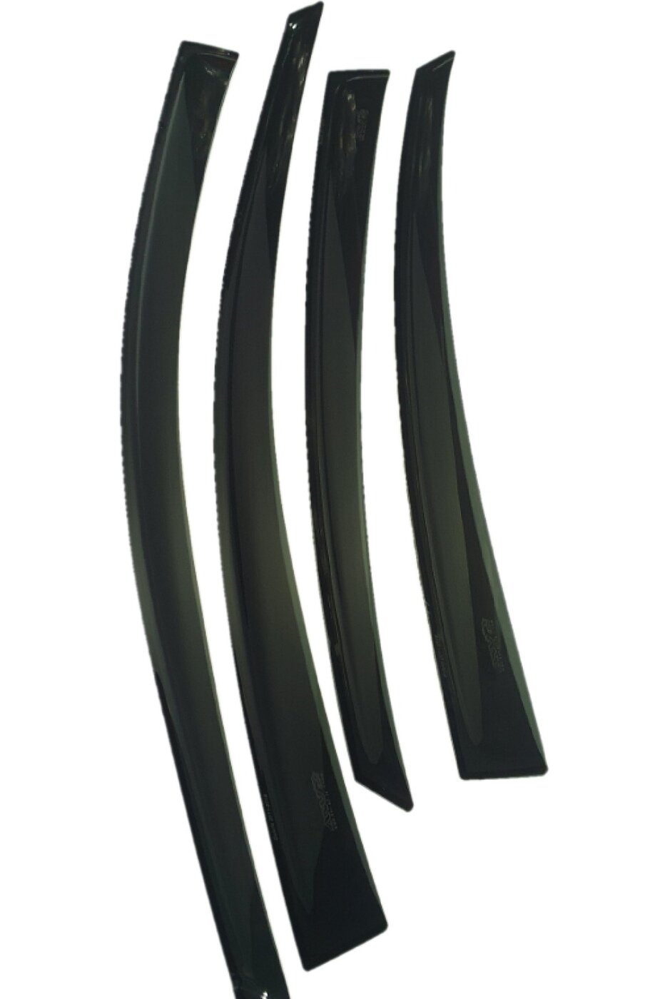 Дефлекторы дверей (ветровики) на Skoda Kodiaq (2016-2023) (для а/м без хрома на рамках двери)