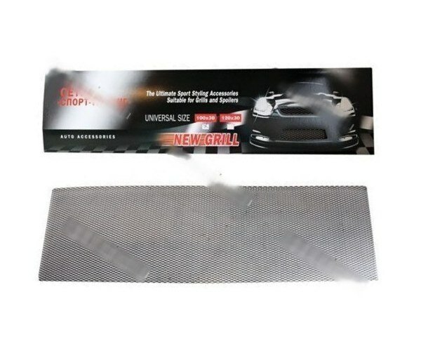 Сетка Sport Grill 1000х300, 7х4, черная, обеспечивает эстетичный вид и защиту радиатора