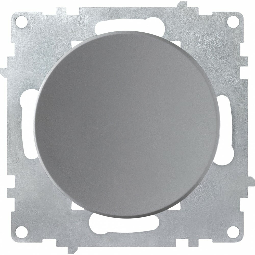 Выключатель OneKeyElectro одинарный с самовозвратом, цвет серый (серия Florence) 7700250