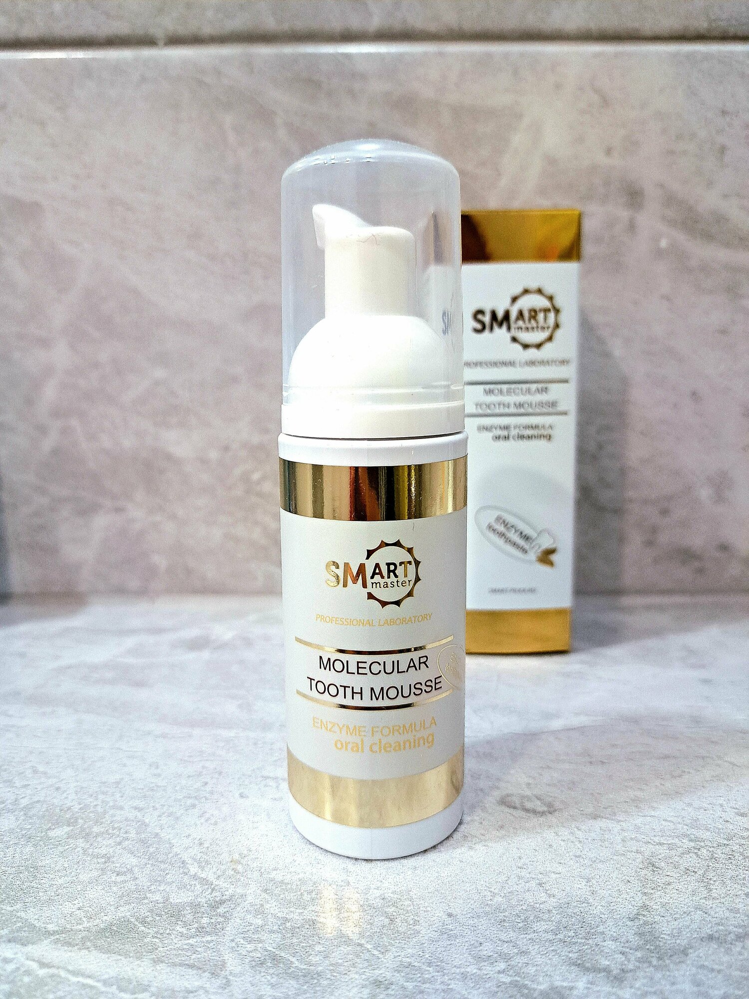 Smart Master / Энзимный мусс пенка для зубов и полости рта