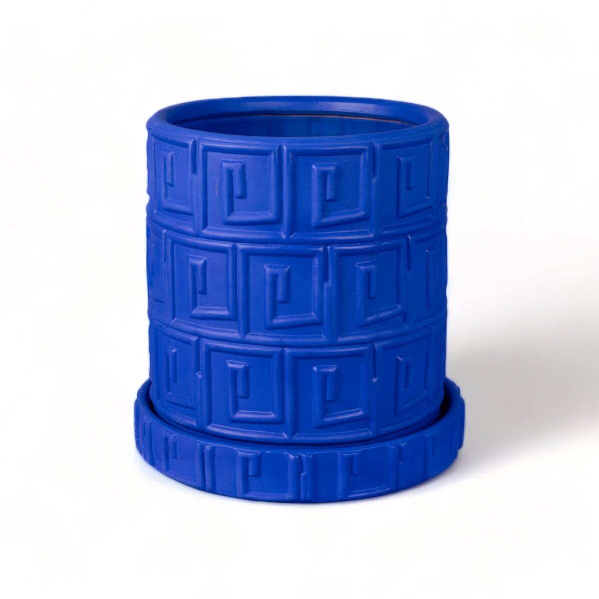 Цветочный горшок Seletti Magna Graecia Greca Blue 11500B