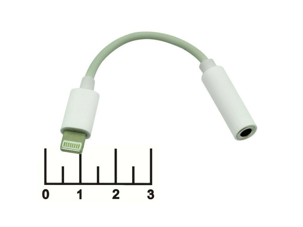 Переходник Lightning штекер/AUD 3.5 гнездо 10см OT-SMA22/GL-032 Орбита