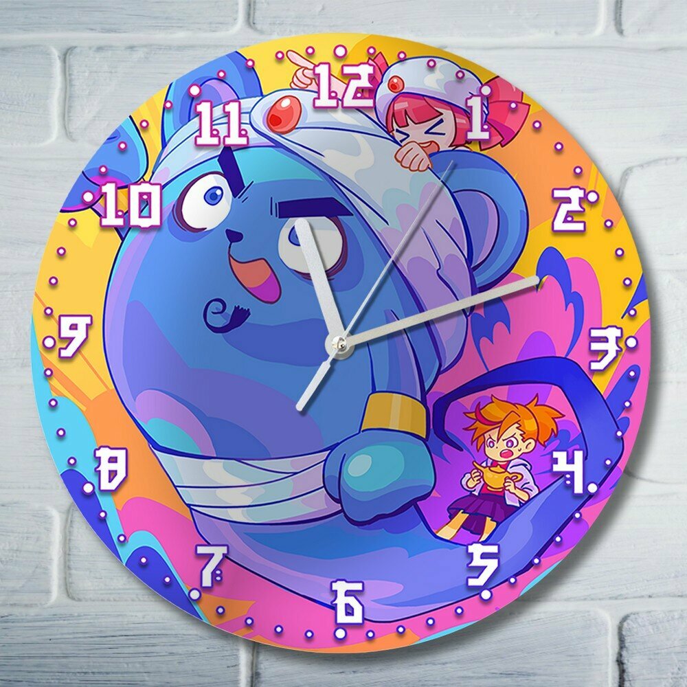 Настенные часы УФ "игры muse dash (рейму, мику, Rin, Marija, Yume, Ola, Buro) - 10143"