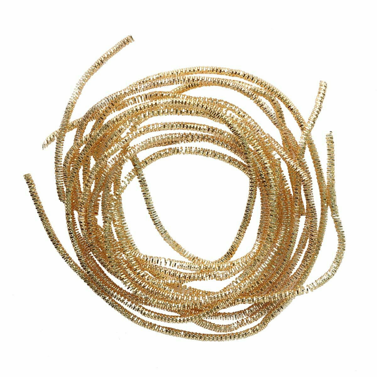 Трунцал медный для вышивки и рукоделия 1,5 мм, 5 г, золото, Astra&Craft