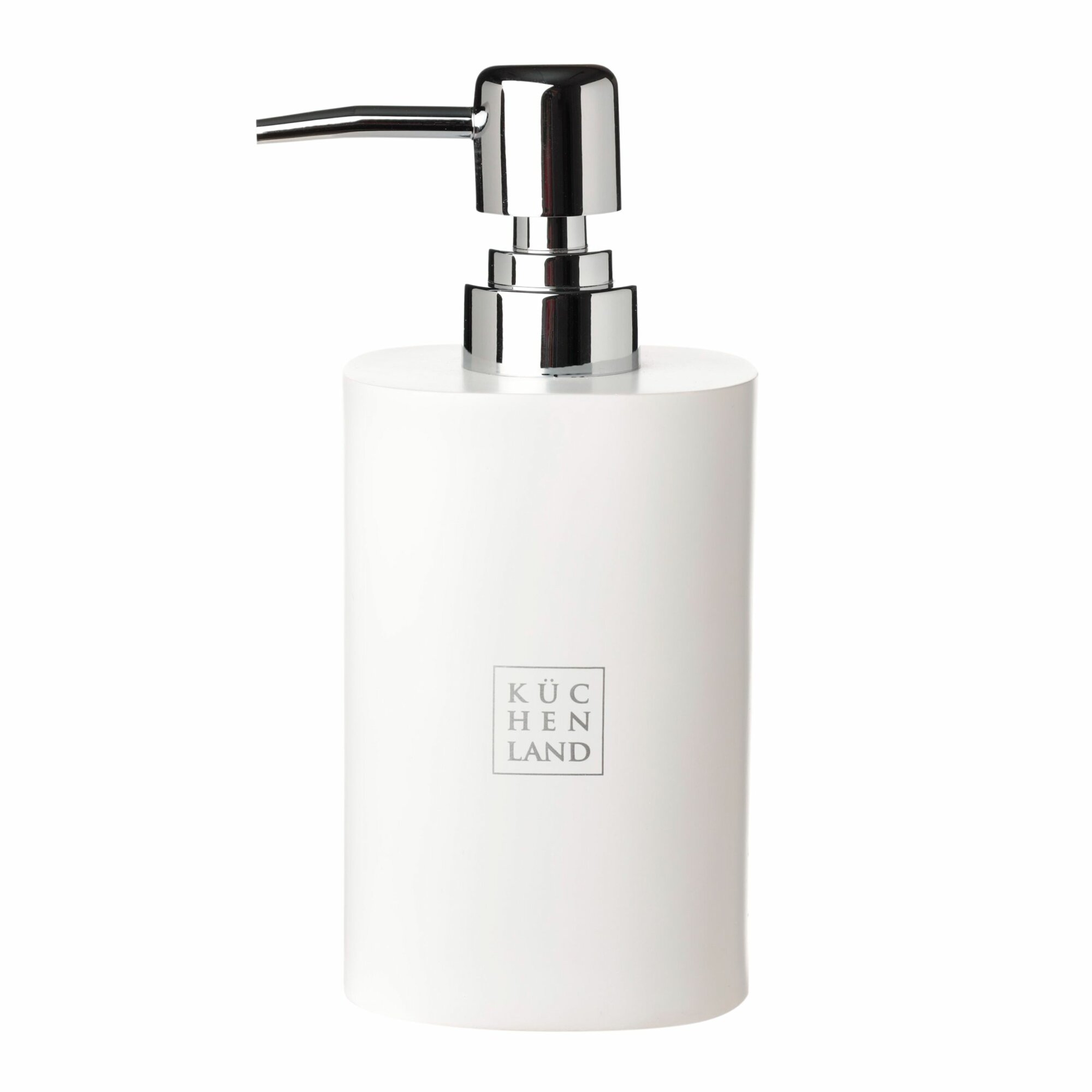 Диспенсер для жидкого мыла, 300 мл, полирезин/металл, белый, Vesta