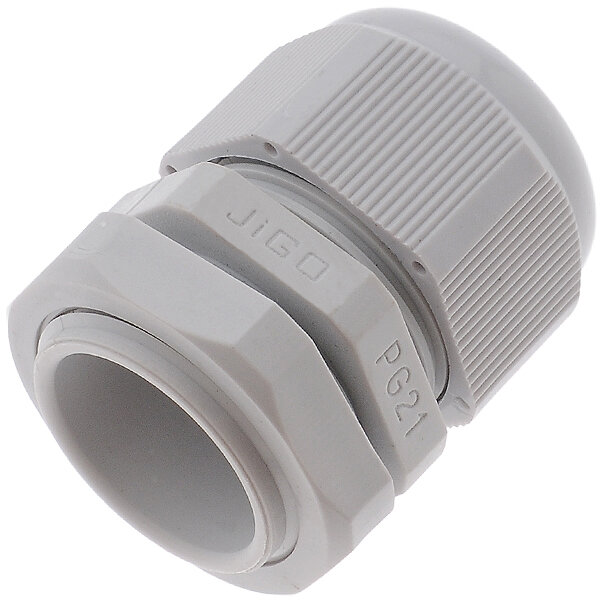 Сальник PG21 с контргайкой (D кабеля 13-18 мм, IP54) (58 шт. в наборе)