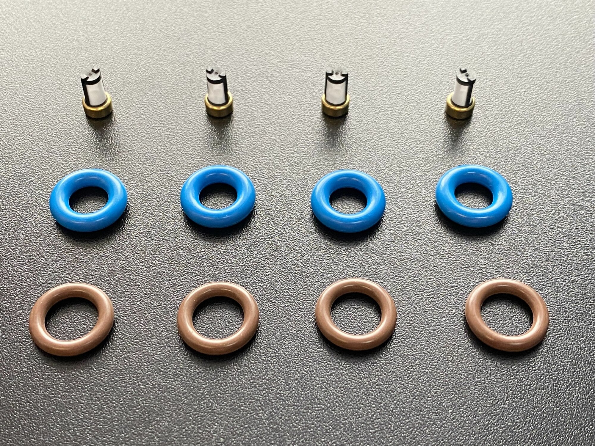 Комплект колечек топливной форсунки на 4 штуки RENAULT Duster 2009