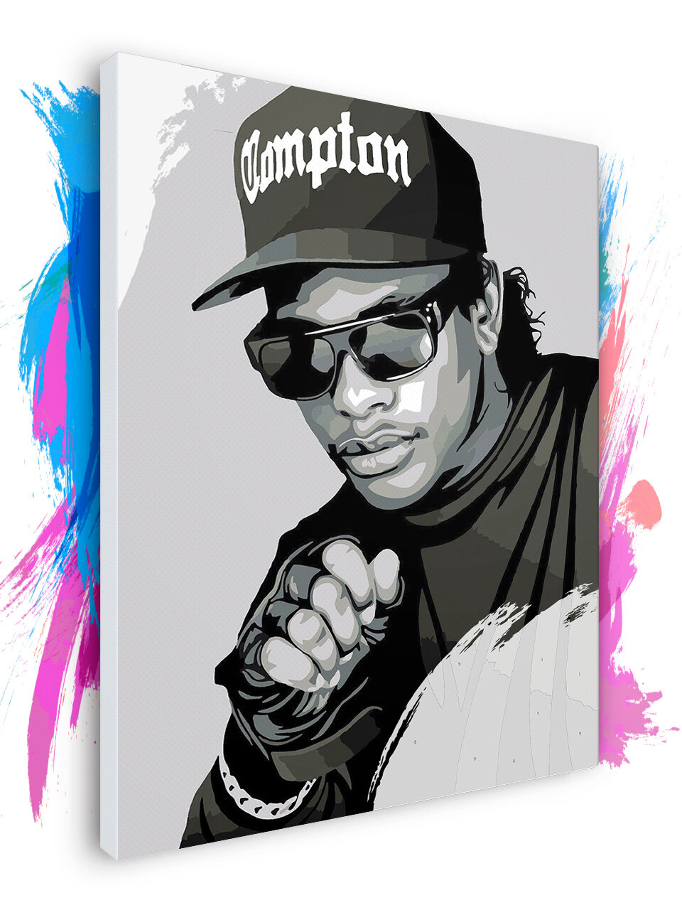 Картина по номерам на холсте Eazy-E, 30 х 40 см