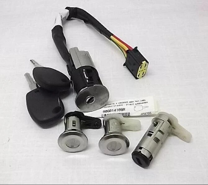 Замок зажигания для а/м Lada Largus, Renault Logan (с личинками) (фирм.)