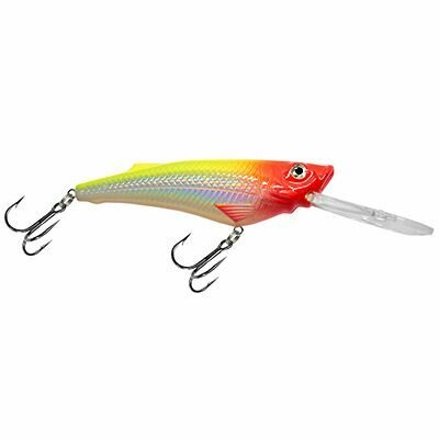 Воблер для рыбалки AQUA SHERIFF DR 100mm, цвет 014 (клоун), 1 штука