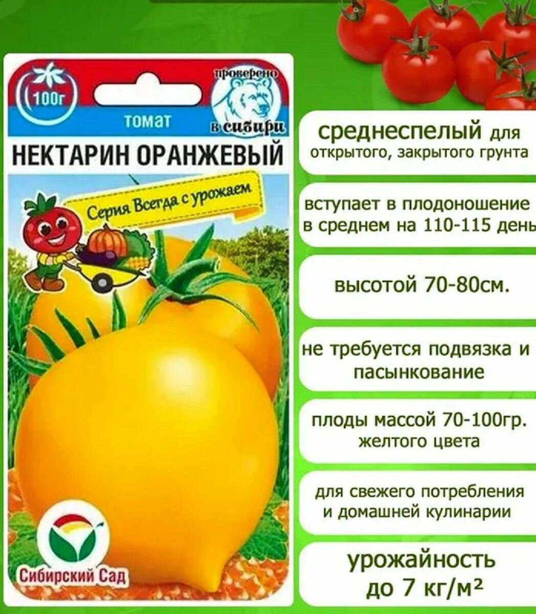 Томат Нектарин оранжевый