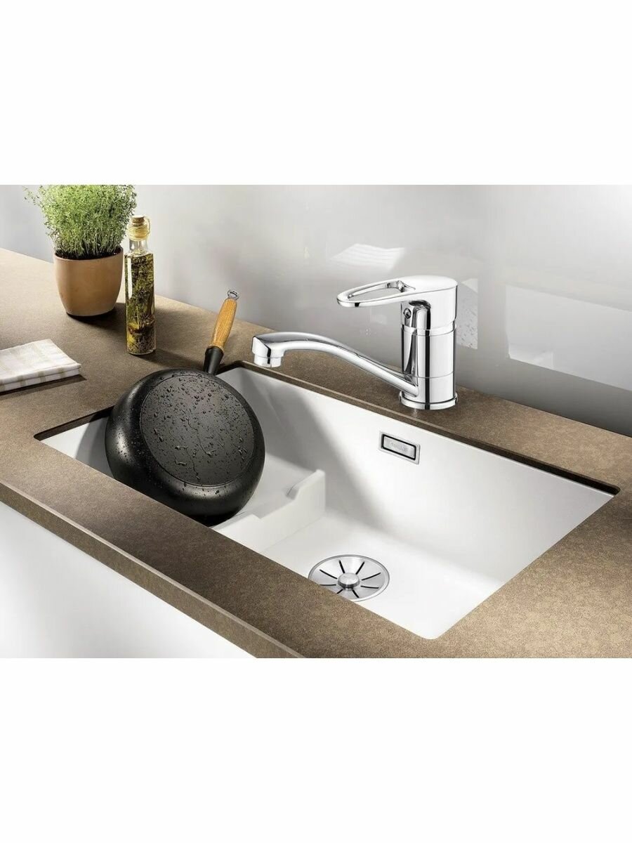 Смеситель для раковины Hansen H45024, латунь, хромированный, поворотный излив