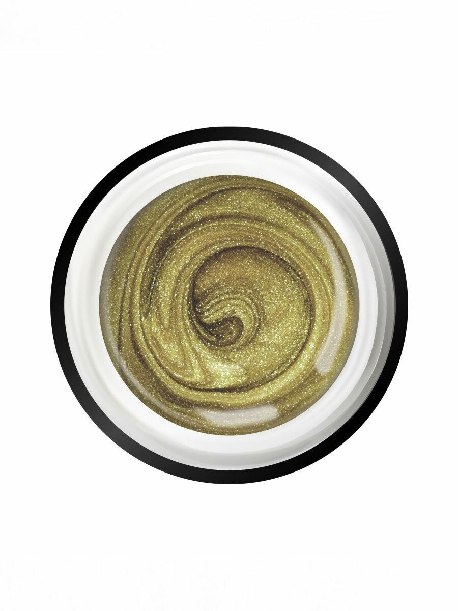 Nail Club Гель-краска с шиммером, с липким слоем GO-61 Gold Beige