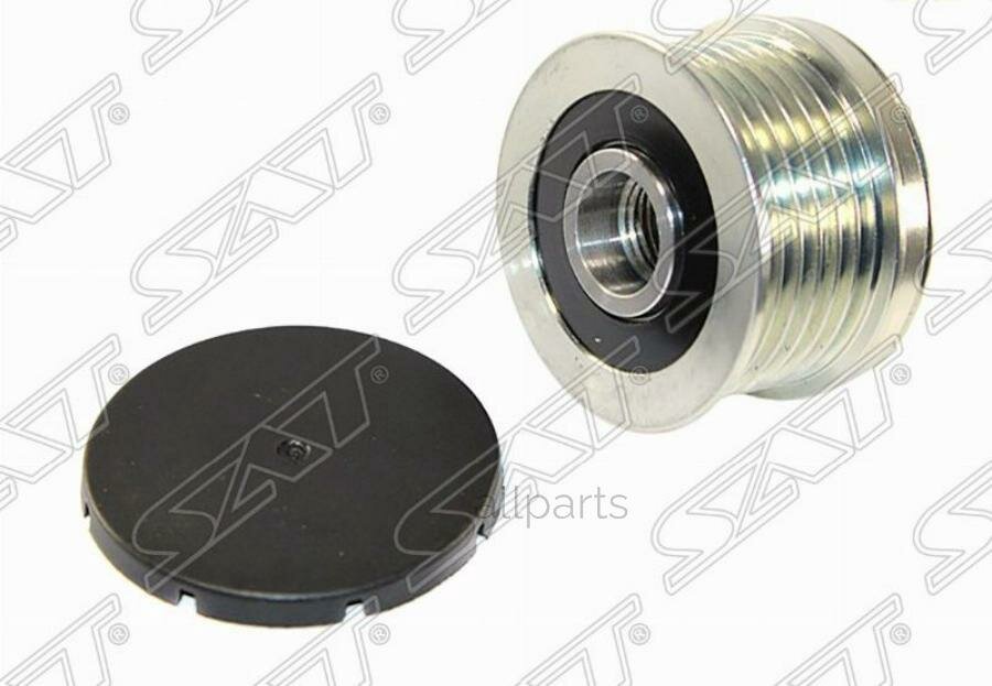 SAT ST-6621553315 Шкив генератора SSANG YONG ACTION/KYRON/REXTON 2,0/2,7D 06-