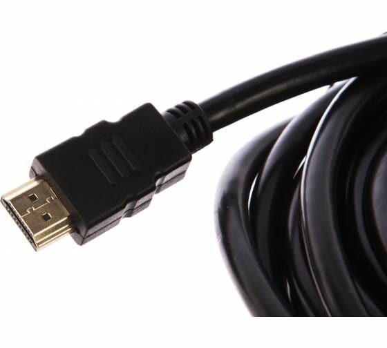 Кабель Cablexpert HDMI v2.0, 19M/19M, 10м, медь, черный, позолоченные разъемы, экран, пакет CC-HDMI4-10M — фото 1