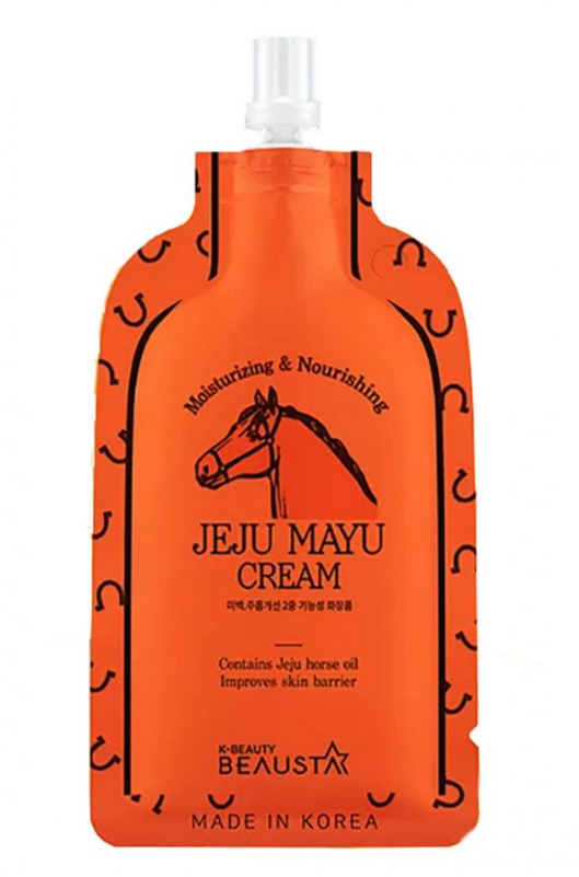 Крем для лица питательный Beausta Jeju Mayu Cream, с лошадиным жиром, 15 мл
