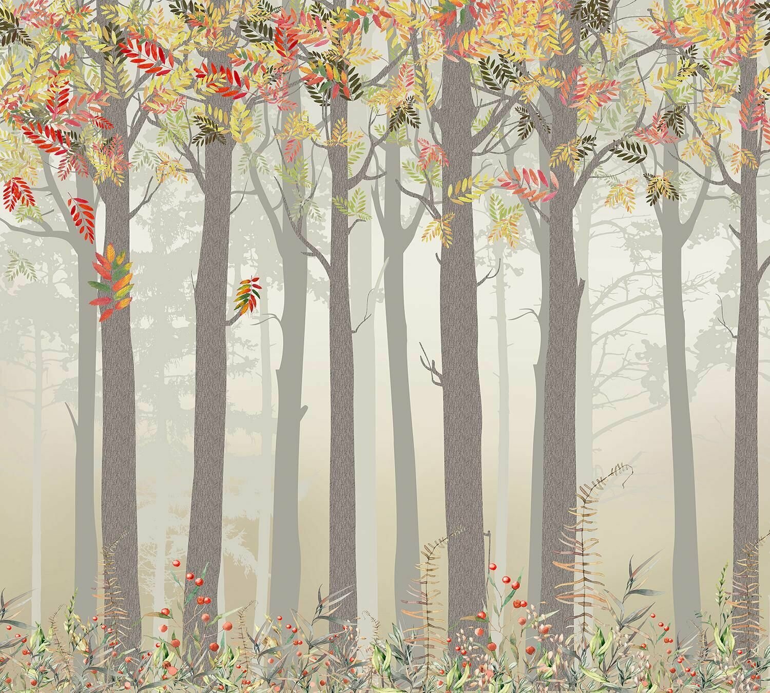 Фотообои/F коллекцияF-266 Осенний лес 2 300х270-1Divino