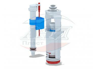 WC8510С Набор арматуры АНИ Пласт 1/2", нижний (хром)