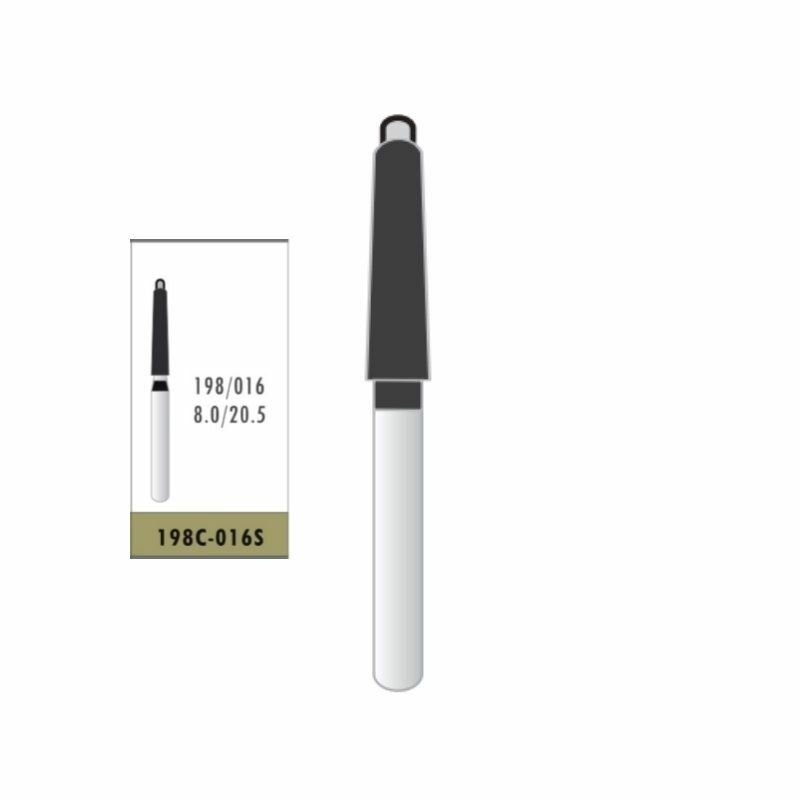 Боры мани 198C-016S черного кольца, 544-Супер крупная зернистость. (5 ШТ)Алмазные боры Для турбинного наконечника применяется в стоматологии для препарирования. от Incidental