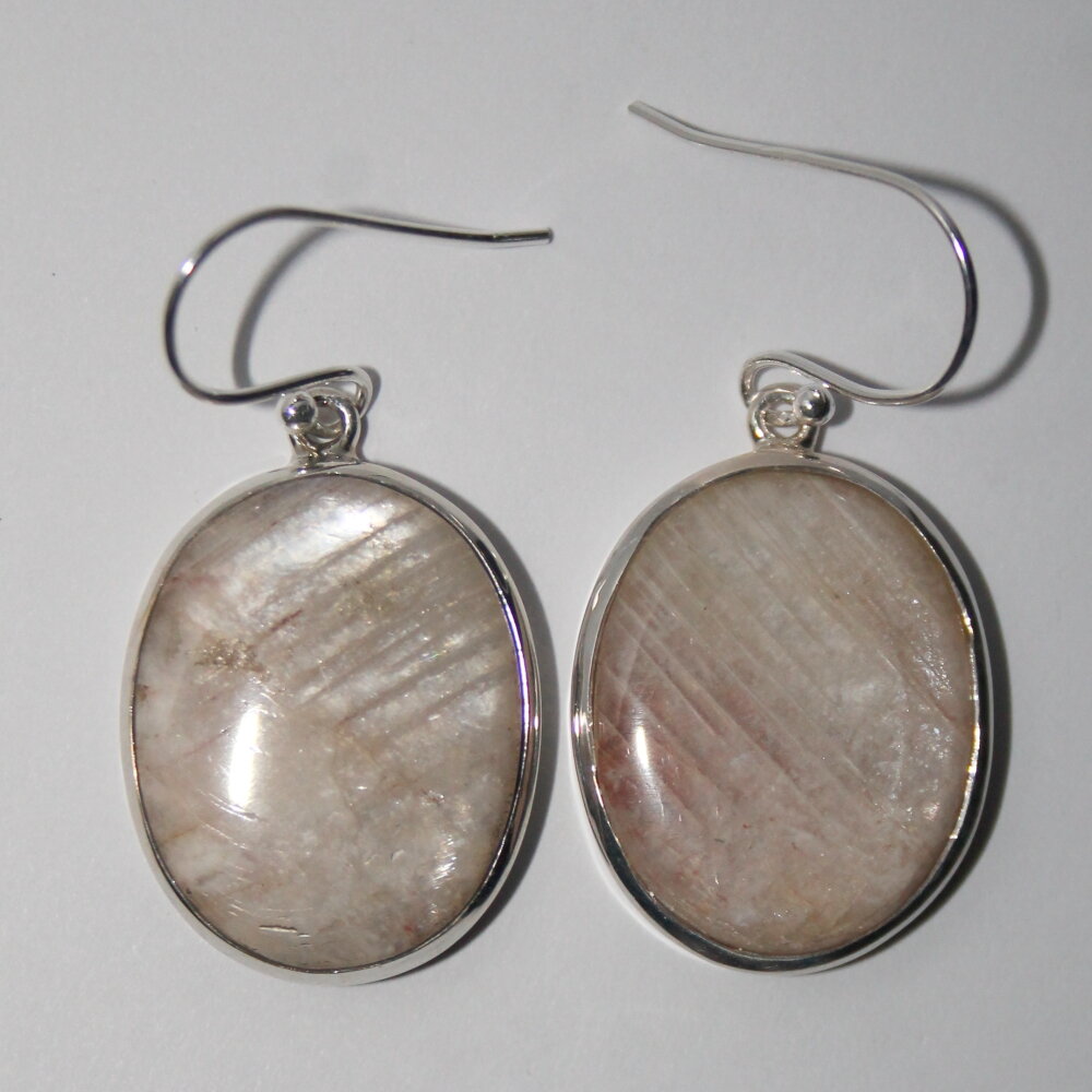 Серьги True Stones, лунный камень