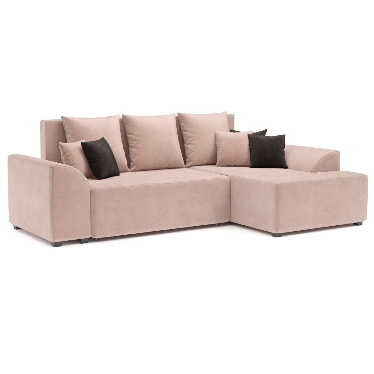 Угловой диван Сток Диванов Ливерпуль Beige бежевый, механизм еврокнижка