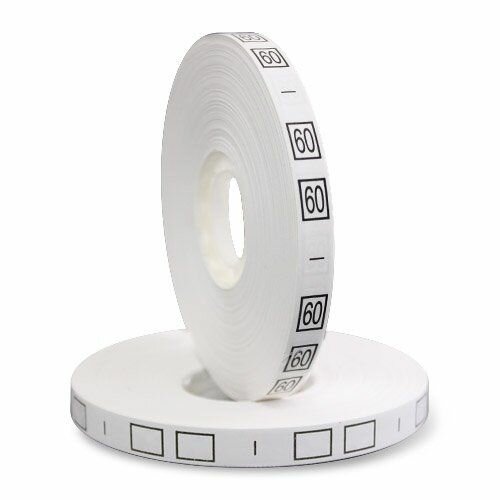 Комплект наклеек с цифрами (размерник лента см. )/В 1 рулоне приблизительно 1125 бирок/размер 60