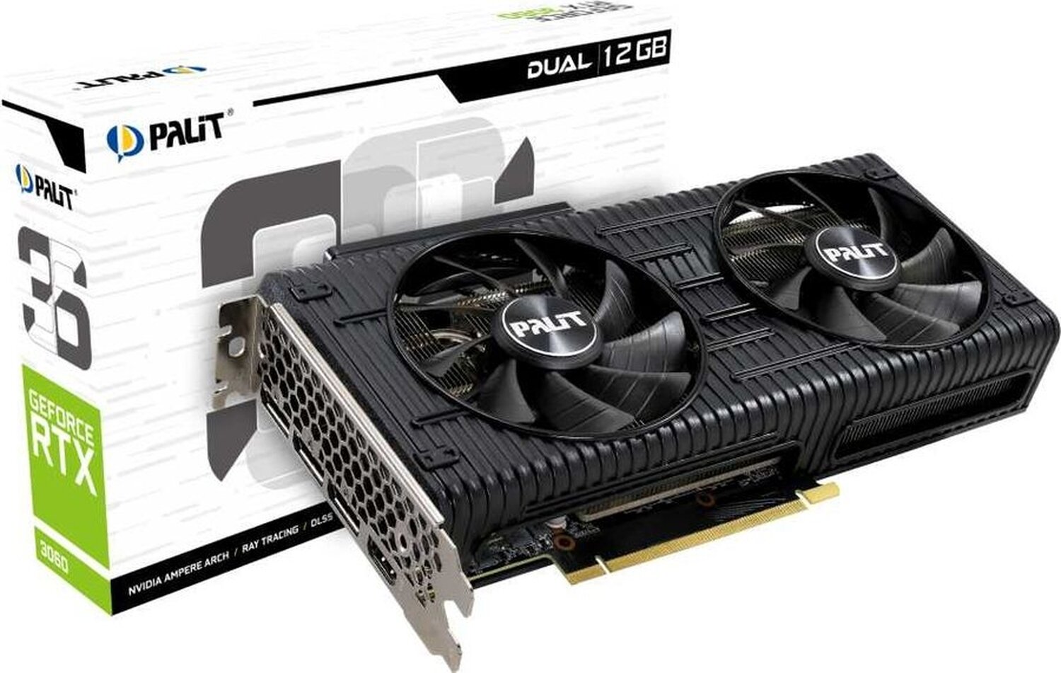 Видеокарта Palit RTX3060 DUAL 12G (NE63060019K9-190AD)