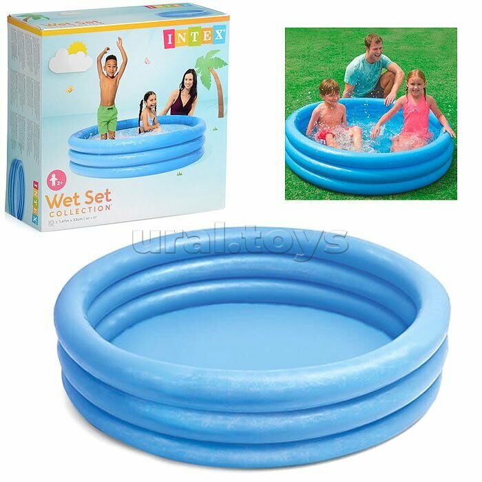 Бассейн надувной детский 147 х 33 см