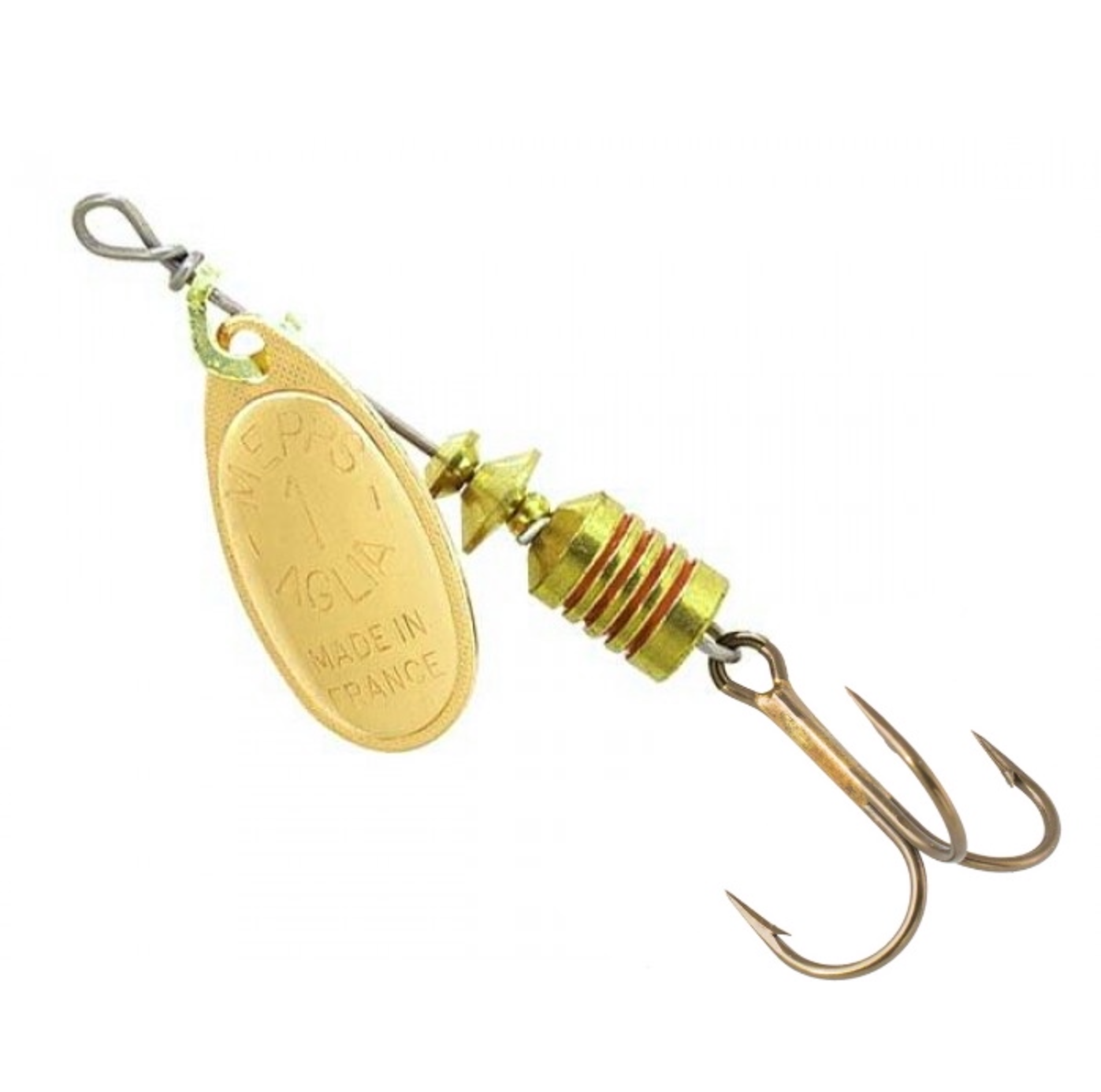 Вращающая блесна из латуни Mepps Aglia №1 3,5г -OR, 50mm