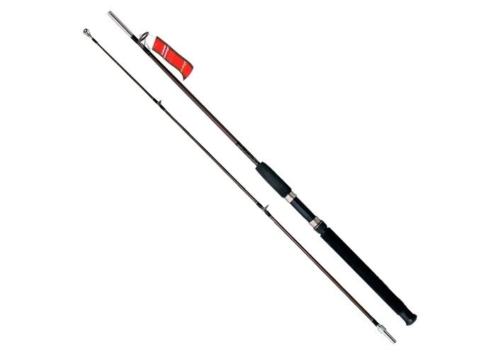 Спиннинг EastShark штекерный, тест 100-250 грамм, 165 см, коричневый с закруткой