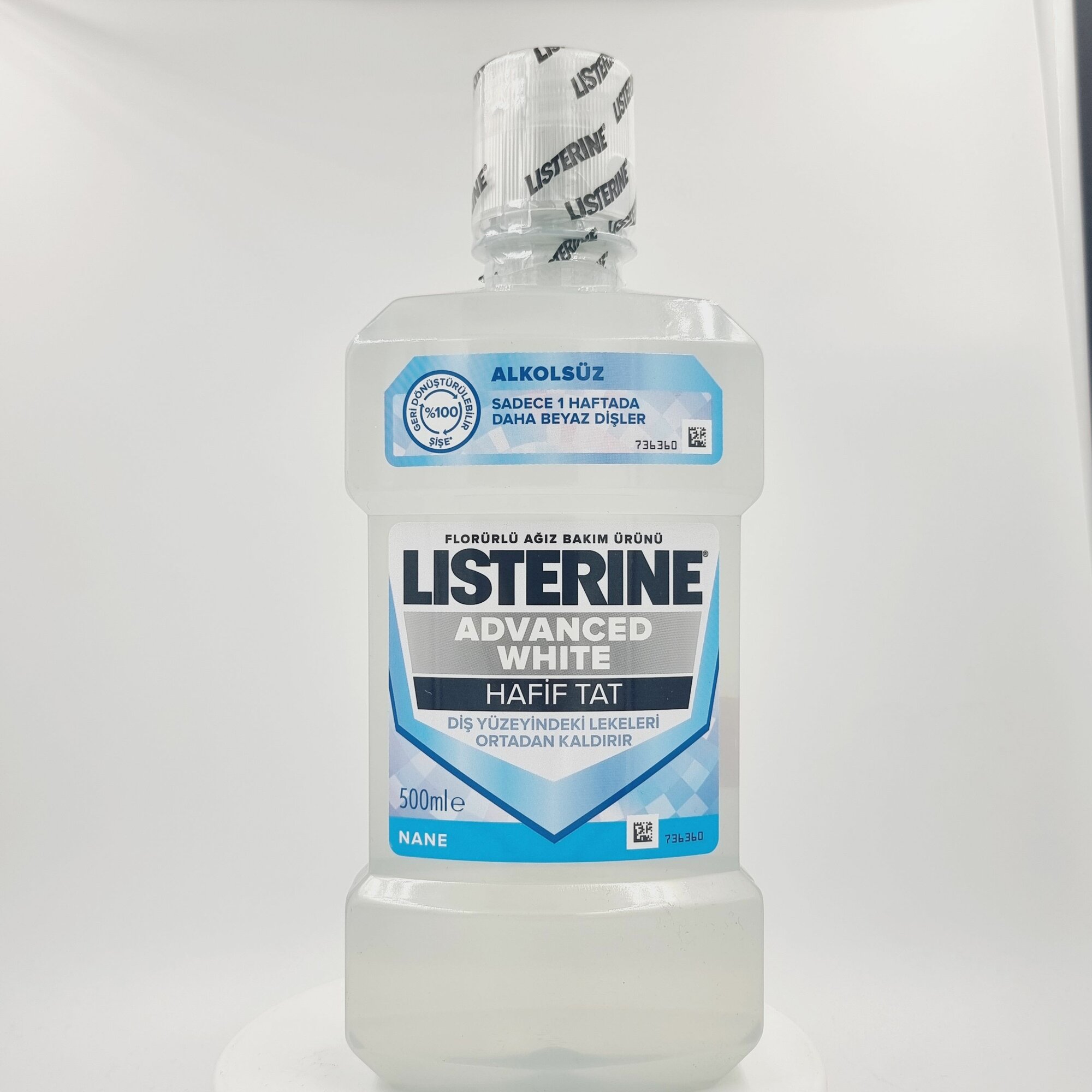 Listerine ополаскиватель для полости рта Advanced White без спирта 500 мл