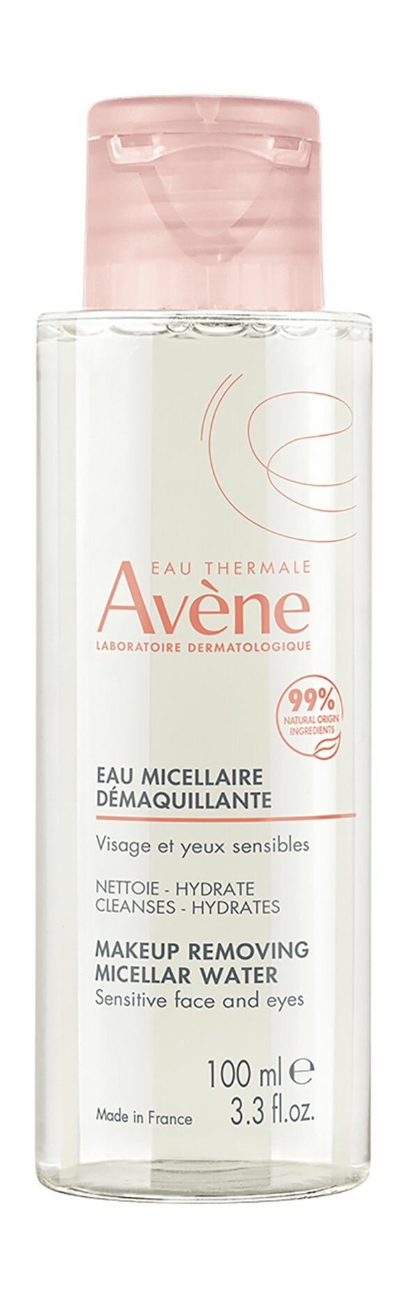 AVENE Avene Мицеллярный лосьон для снятия макияжа, 100 мл