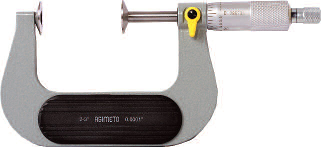 ASIMETO 141-01-2 Дисковый микрометр 0,01 мм, 0-25 мм
