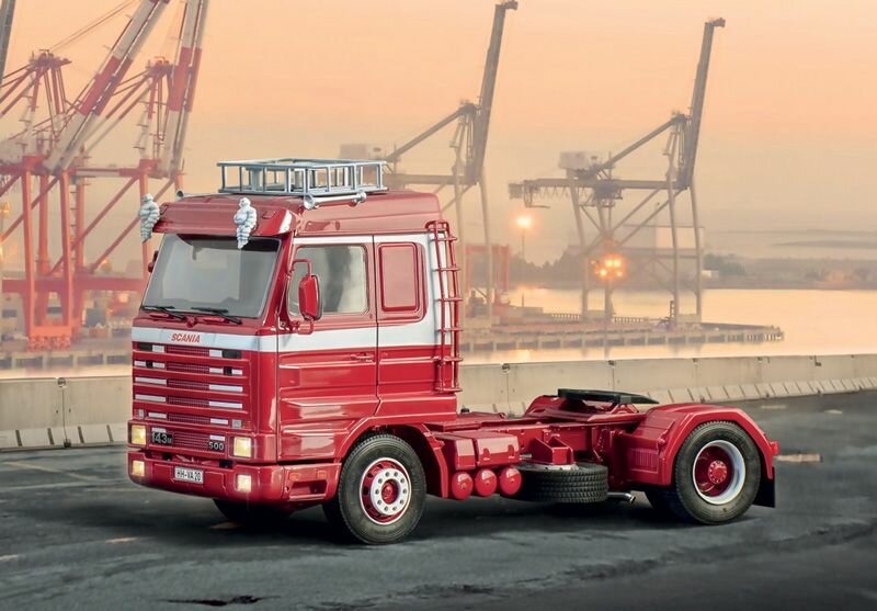 Сборная модель Italeri Автомобиль Scania R143 M500 Streamline 4x2, 3950