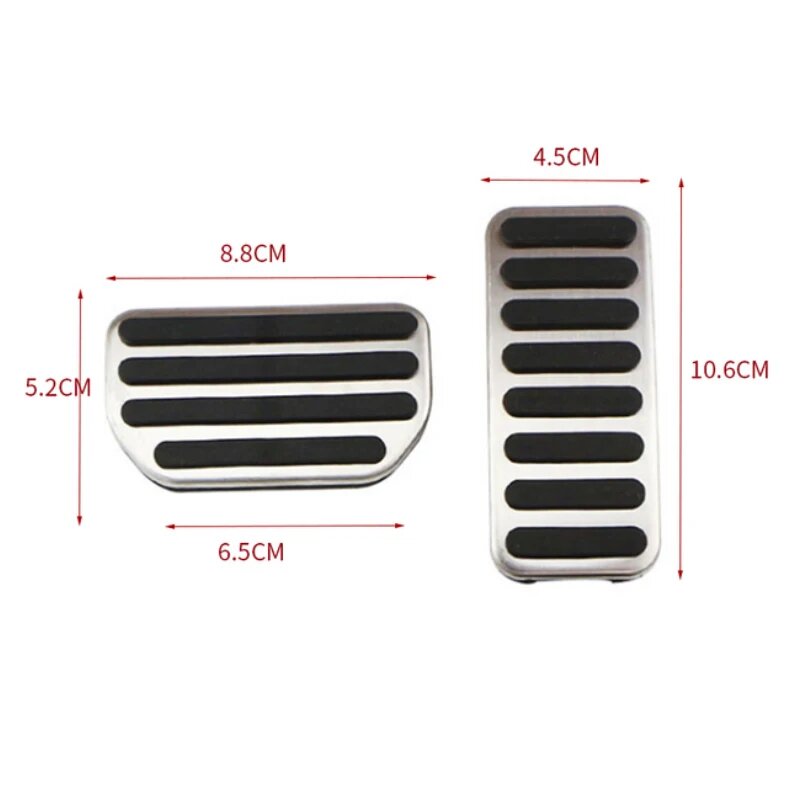 Противоскользящая накладка на педаль газа и тормоза для Suzuki SX4 Aerio Ciaz Vitara S-Cross Splash Ignis Kizashi Sidekick Samurai AT