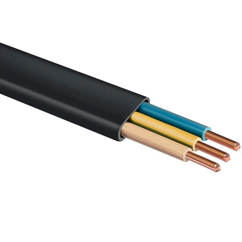 ЗУБР 60008-50, 50 м, ВВГ-Пнг(А)-LS, 3 x 1.5 мм2
