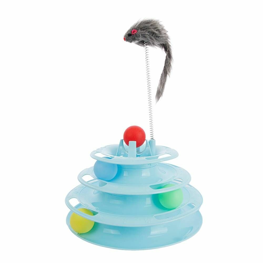 Игрушка для кошек Башня-трек 25 см