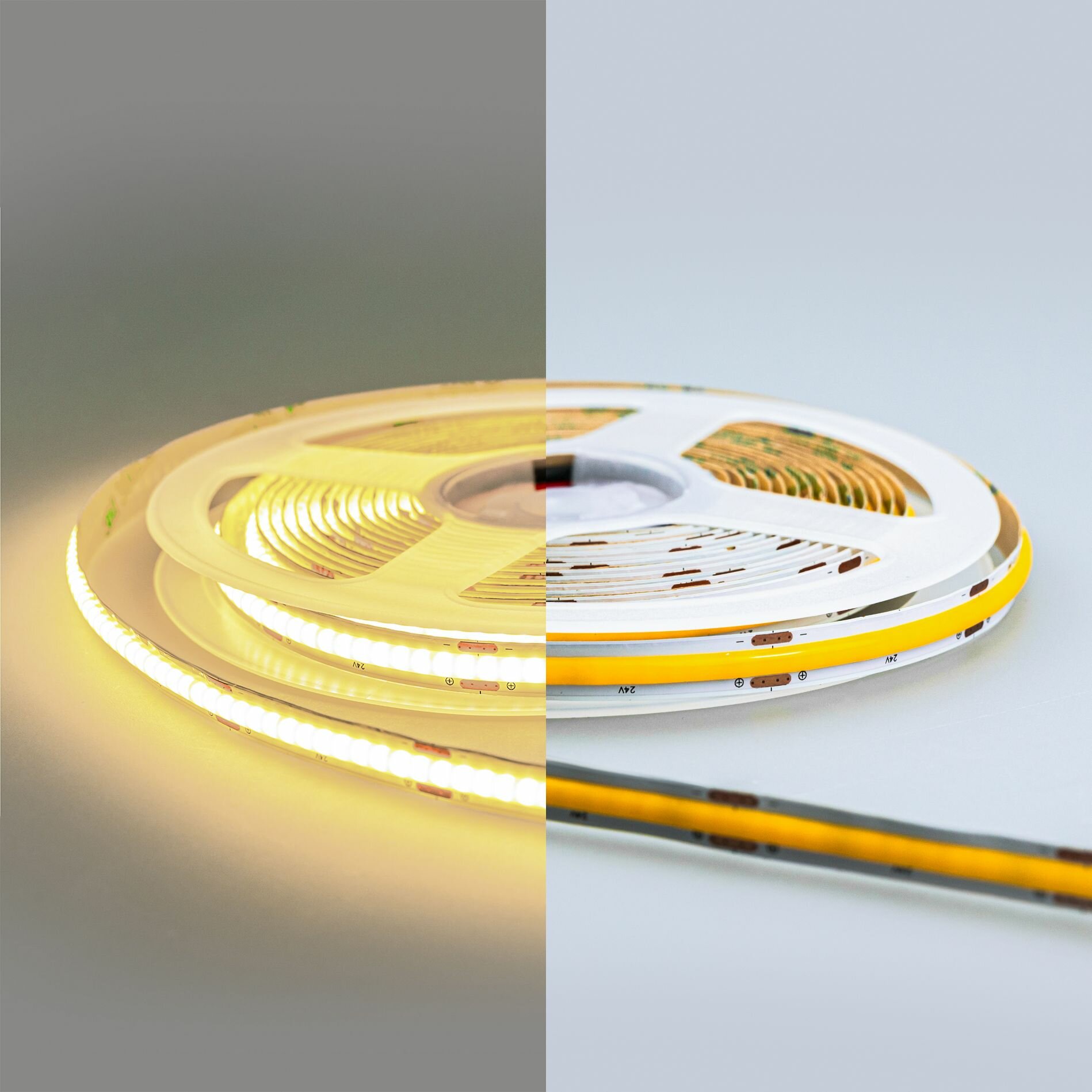 Светодиодная лента COB LUX "Eleganz 24В", 10 Вт , 312 LED, IP33 нейтральный белый, 10м