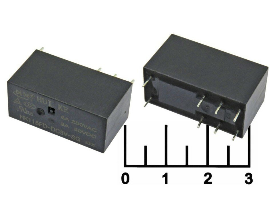 Реле =5V 8A/250V HK115FD-DC05V-SG