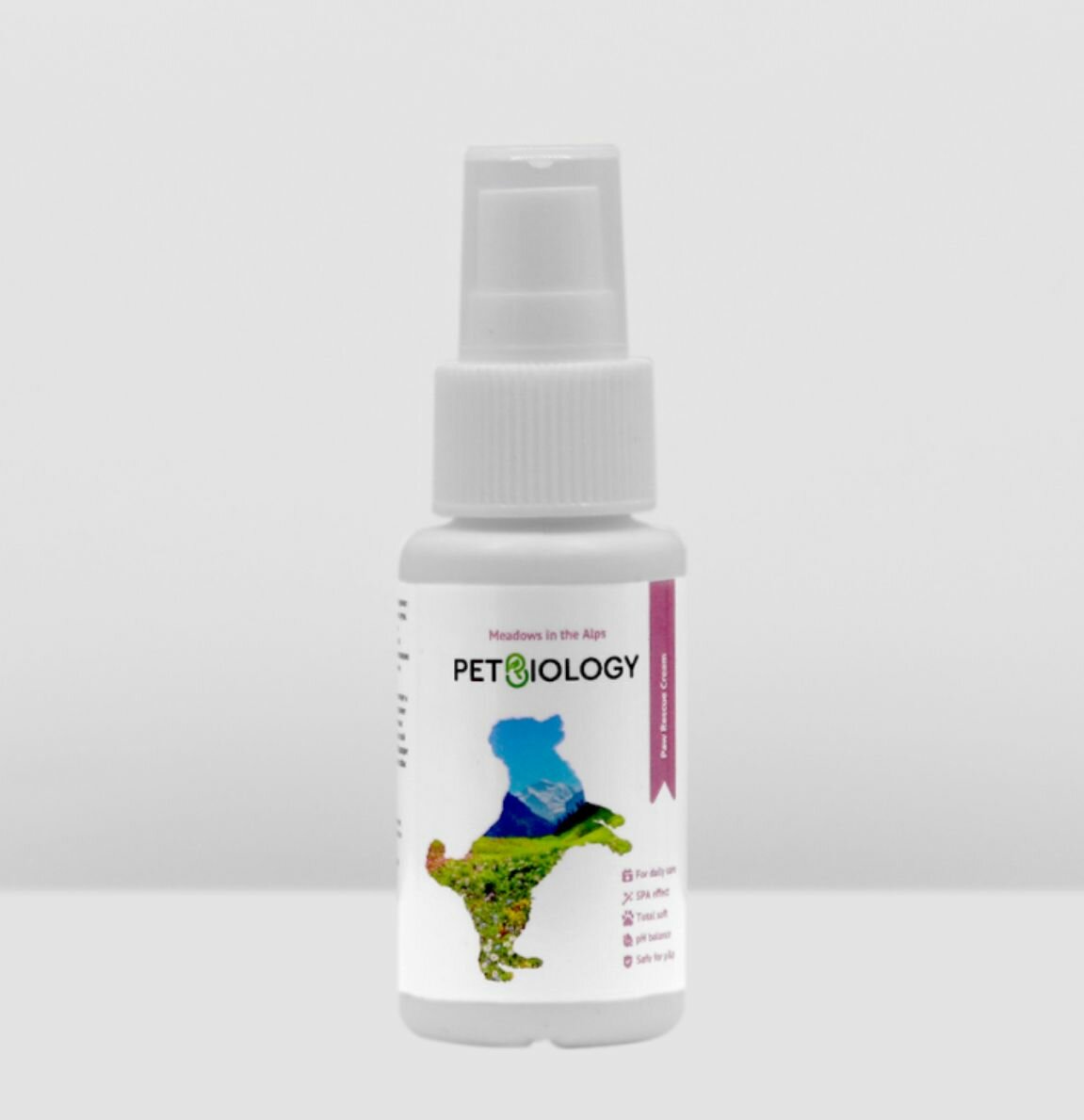PetBiology крем восстанавливающий для лап собак и щенков с 2-х месяцев, Альпийские луга, 50 мл