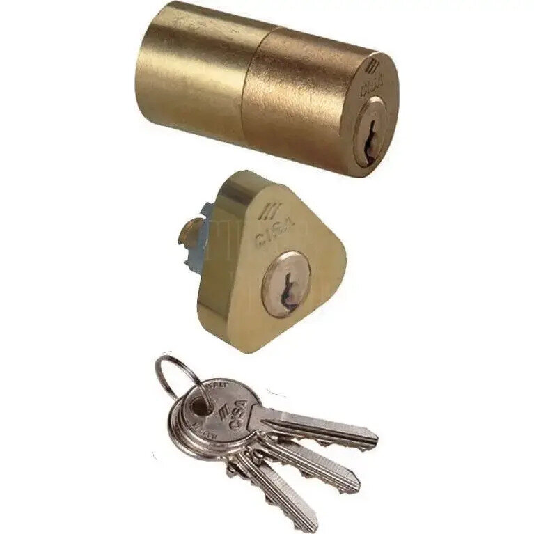 Цилиндр для накладных замков серии 11931. XX. X CISA 02110.00.0 никель