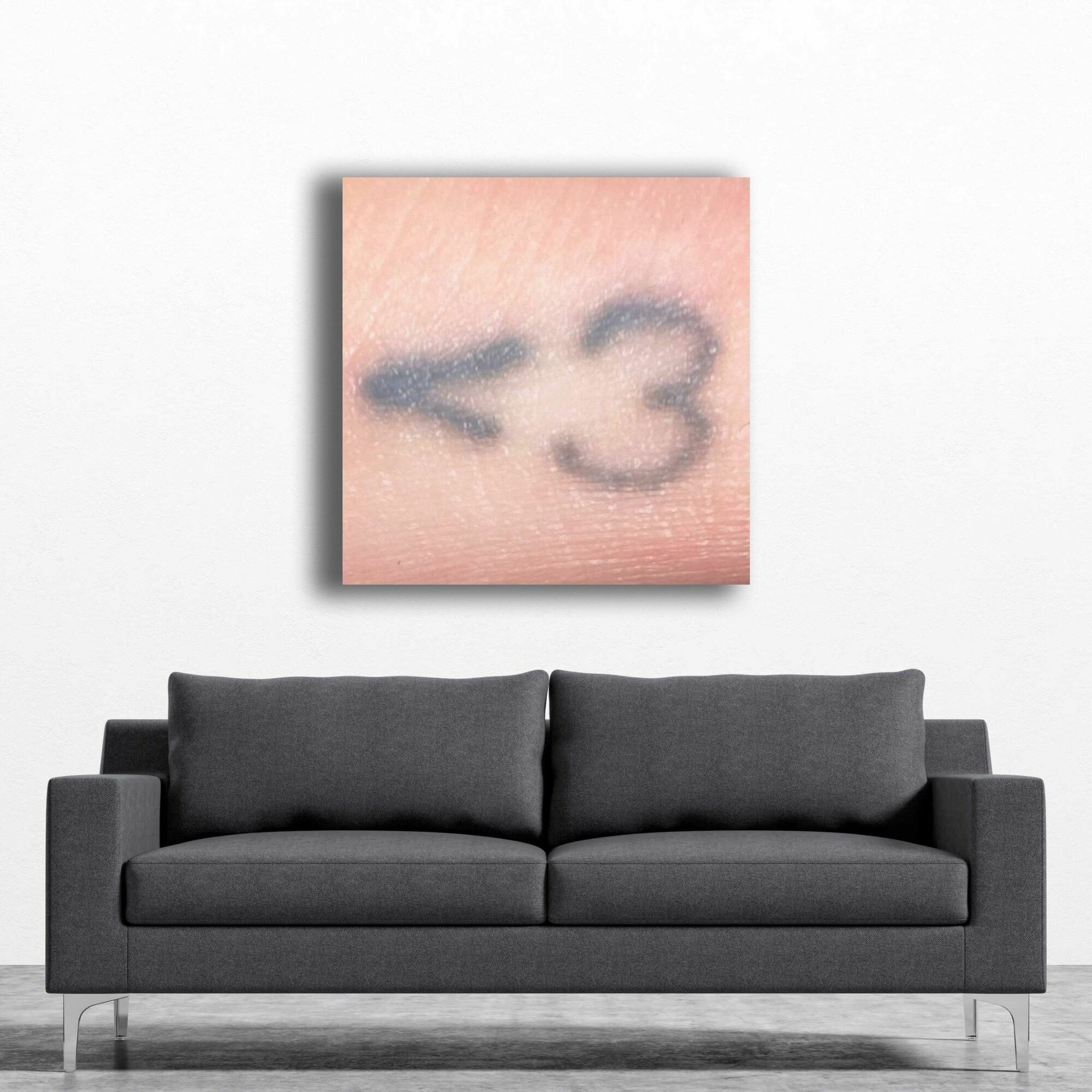 Картина на холсте егор крид / Меньше чем три / 40*40