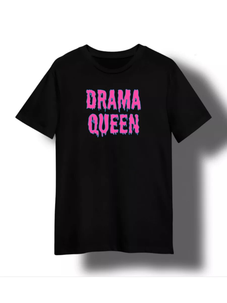 Футболка drama queen надпись