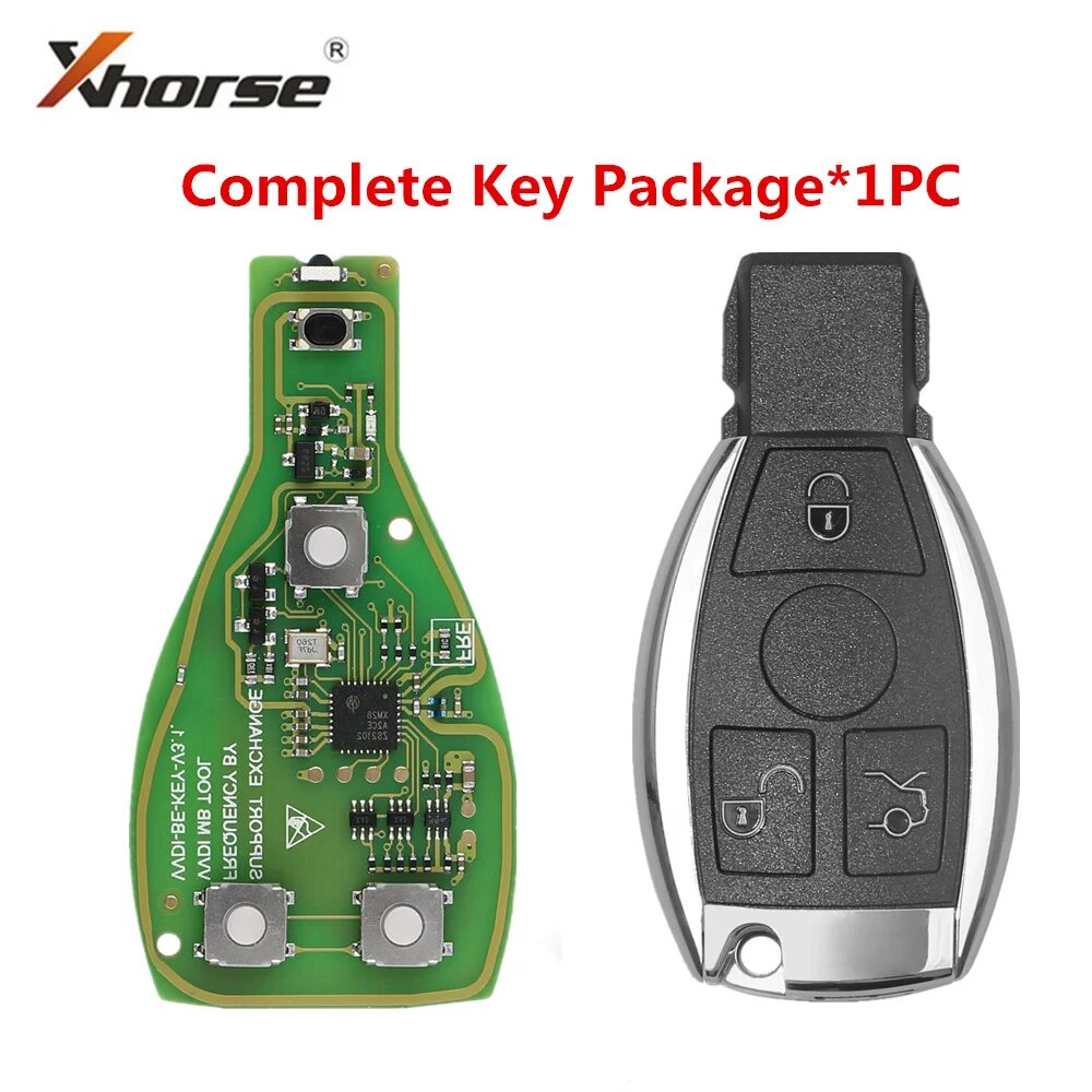 Xhorse Key Pro для Benz, 3 кнопки, комплект