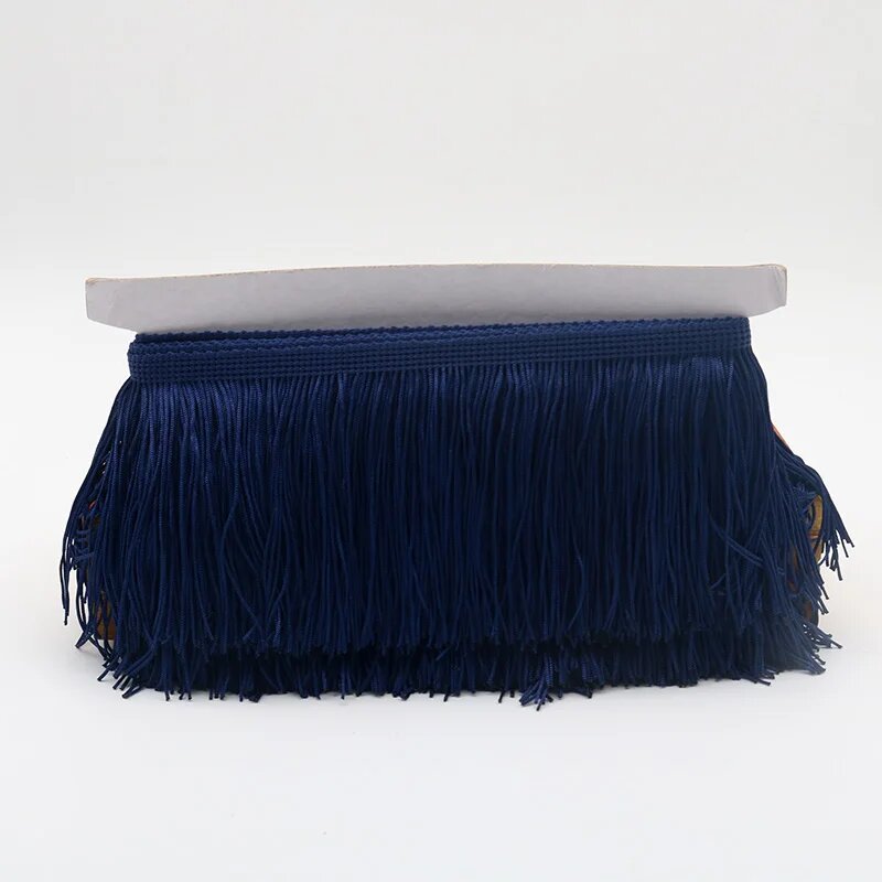 Бахрома с кисточками BX dream 100% полиэстер Темно-синий, 28cm, Navy