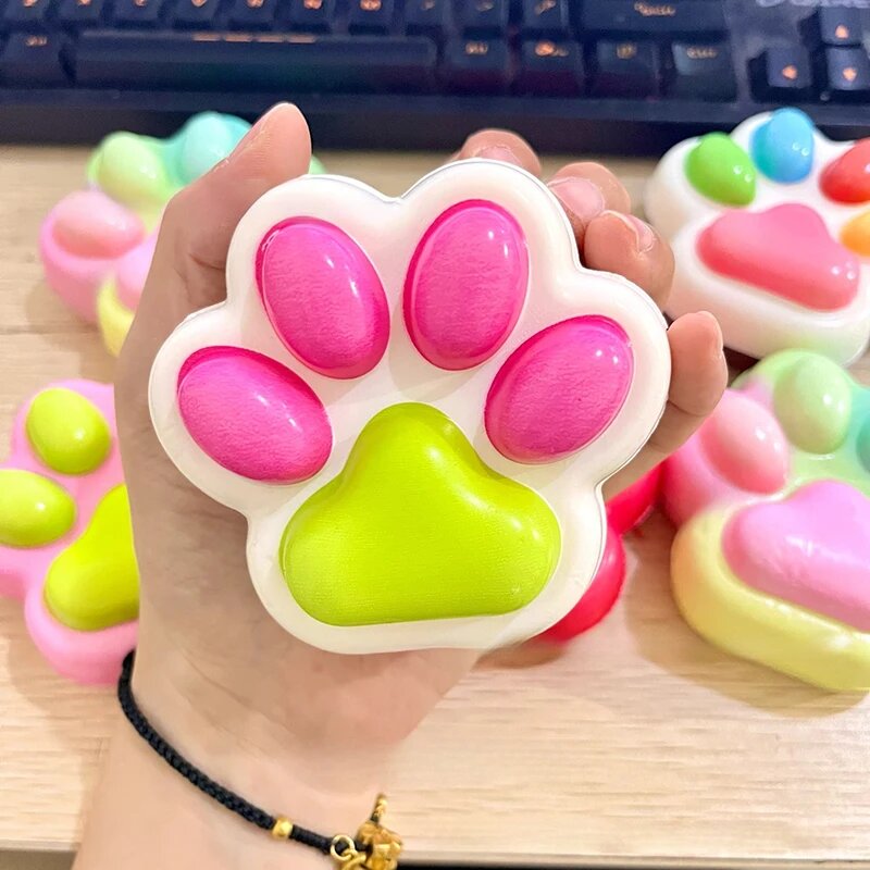 Мягкие антистрессовые игрушки кошачьи лапки