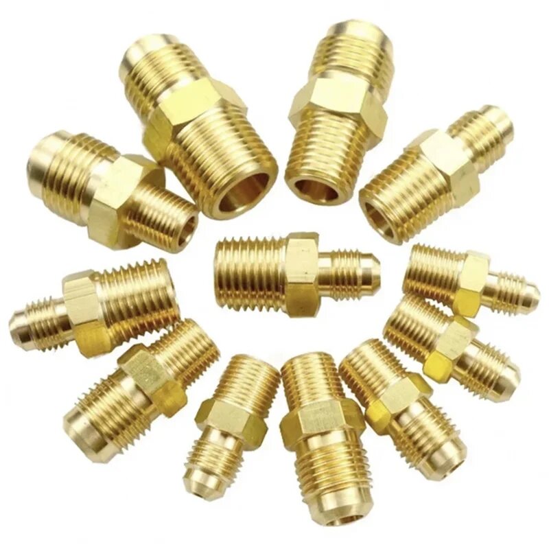 Латунный переходник для труб SAE 45° на BSP 1/2", SAE 1I2