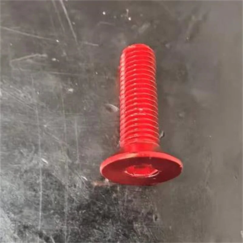 Цветные анодированные алюминиевые винты DIN7991 M3-M8 red, M3X16 10PCS